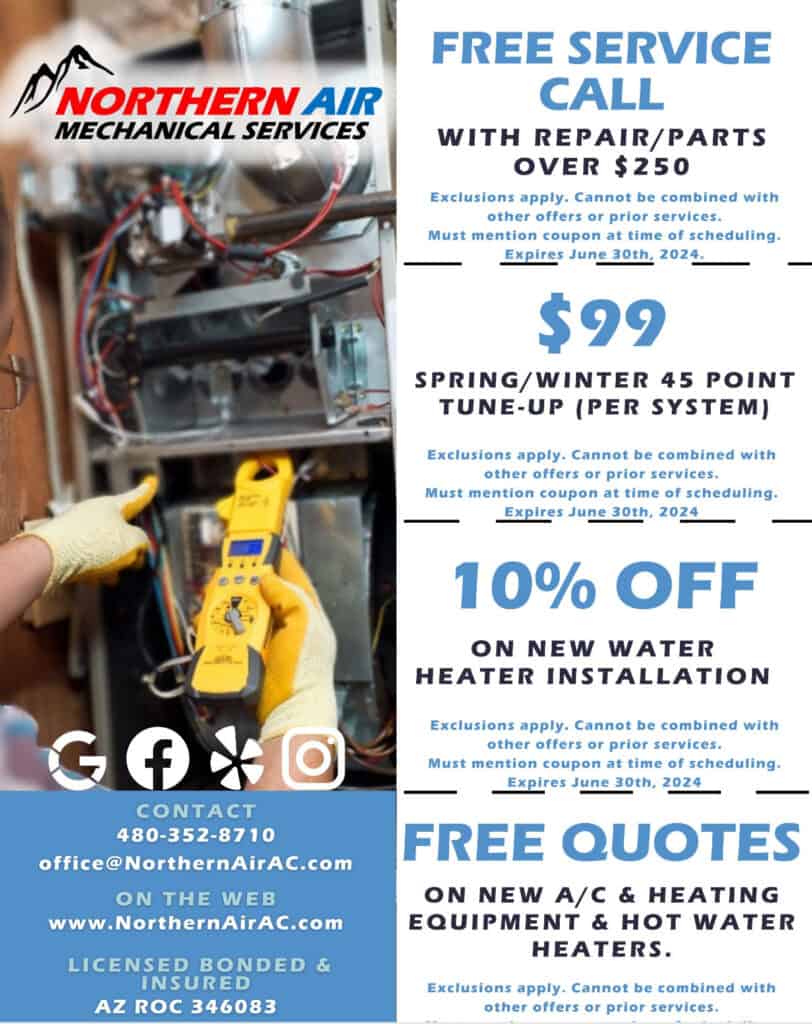 Specials and Coupons - Northern Air Mechanical